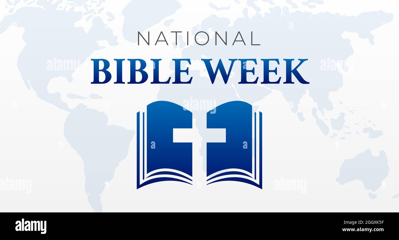 National Bible Week Background Illustration Stock Vector Image & Art ...
