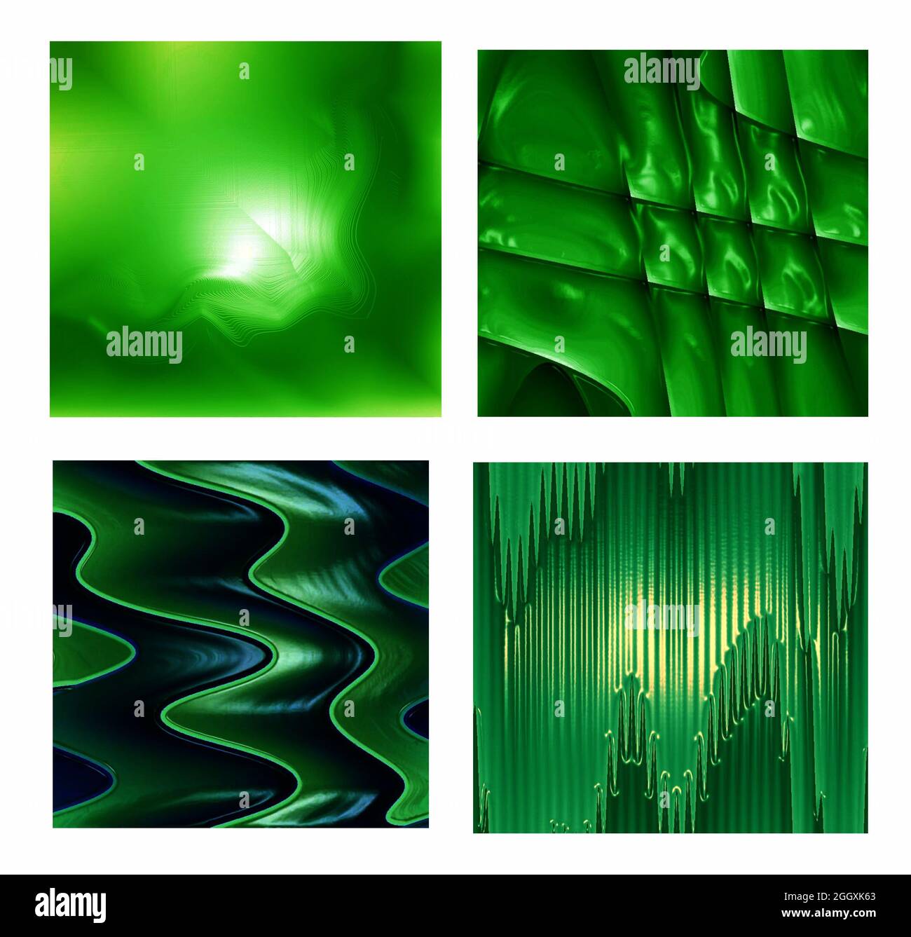 set of four cyan backgrounds 3D rendering Stock Photo - Alamy