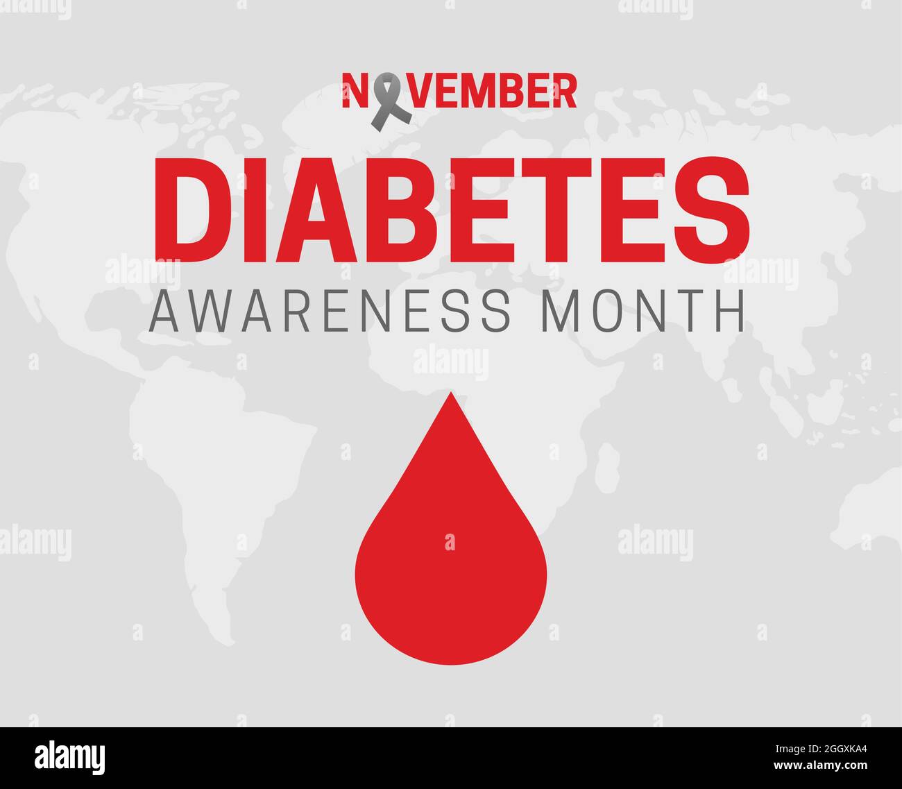 Diabetes Awareness Month Background Illustration Stock Vector Image ...