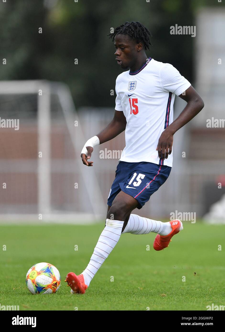 England's Darko Gyabi during the international friendly at the Spytty ...