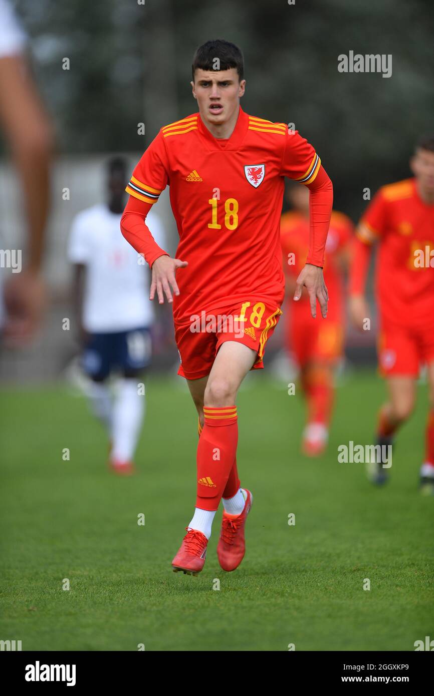 Wales' Joel Congreve during the international friendly at the Spytty ...