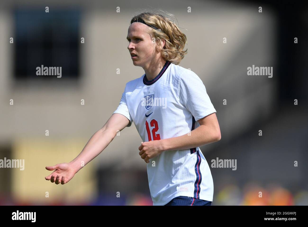 England's Sammy Braybrooke during the international friendly at the ...