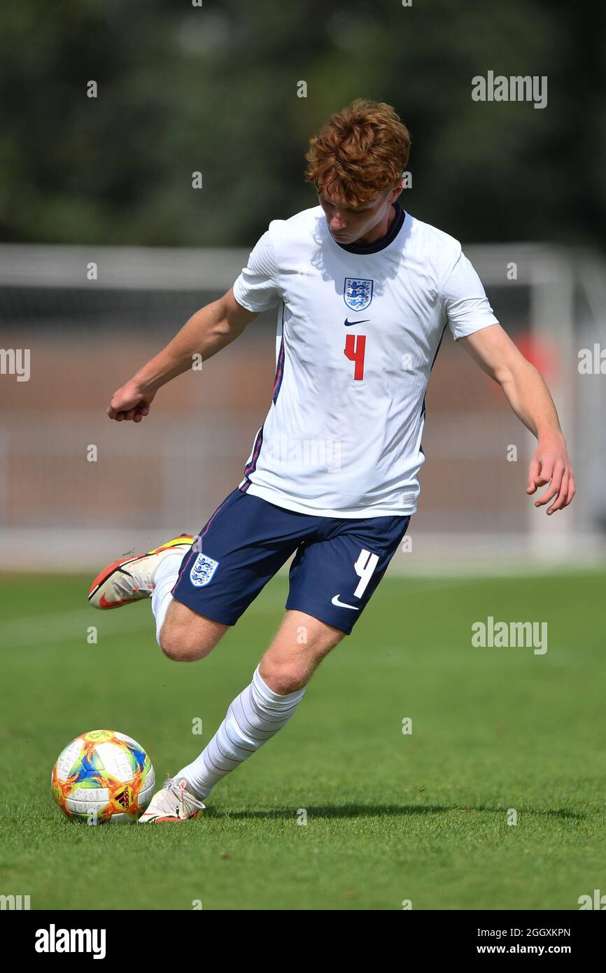 England's Brodi Hughes during the international friendly at the Spytty ...