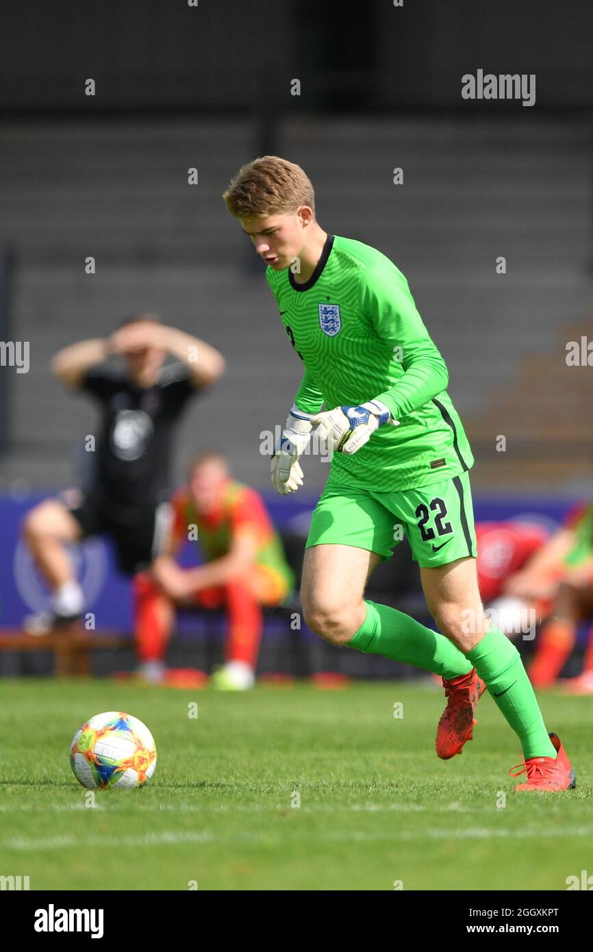 England's Jacob Knightbridge during the international friendly at the ...
