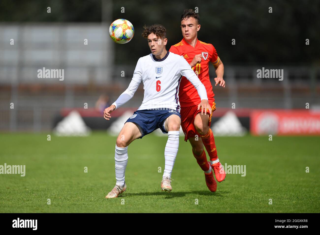 England's Luke Chambers during the international friendly at the Spytty ...