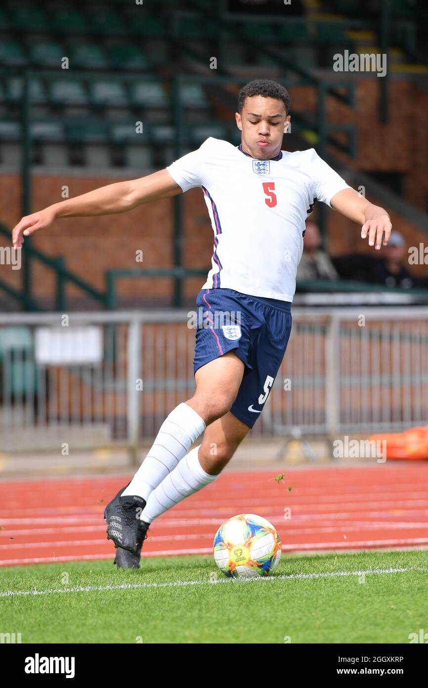 England's Lee Jonas during the international friendly at the Spytty ...