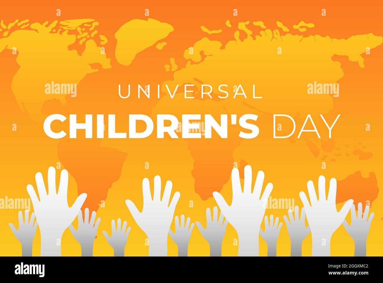 Universal Children's Day Background Illustration Stock Vector Image ...