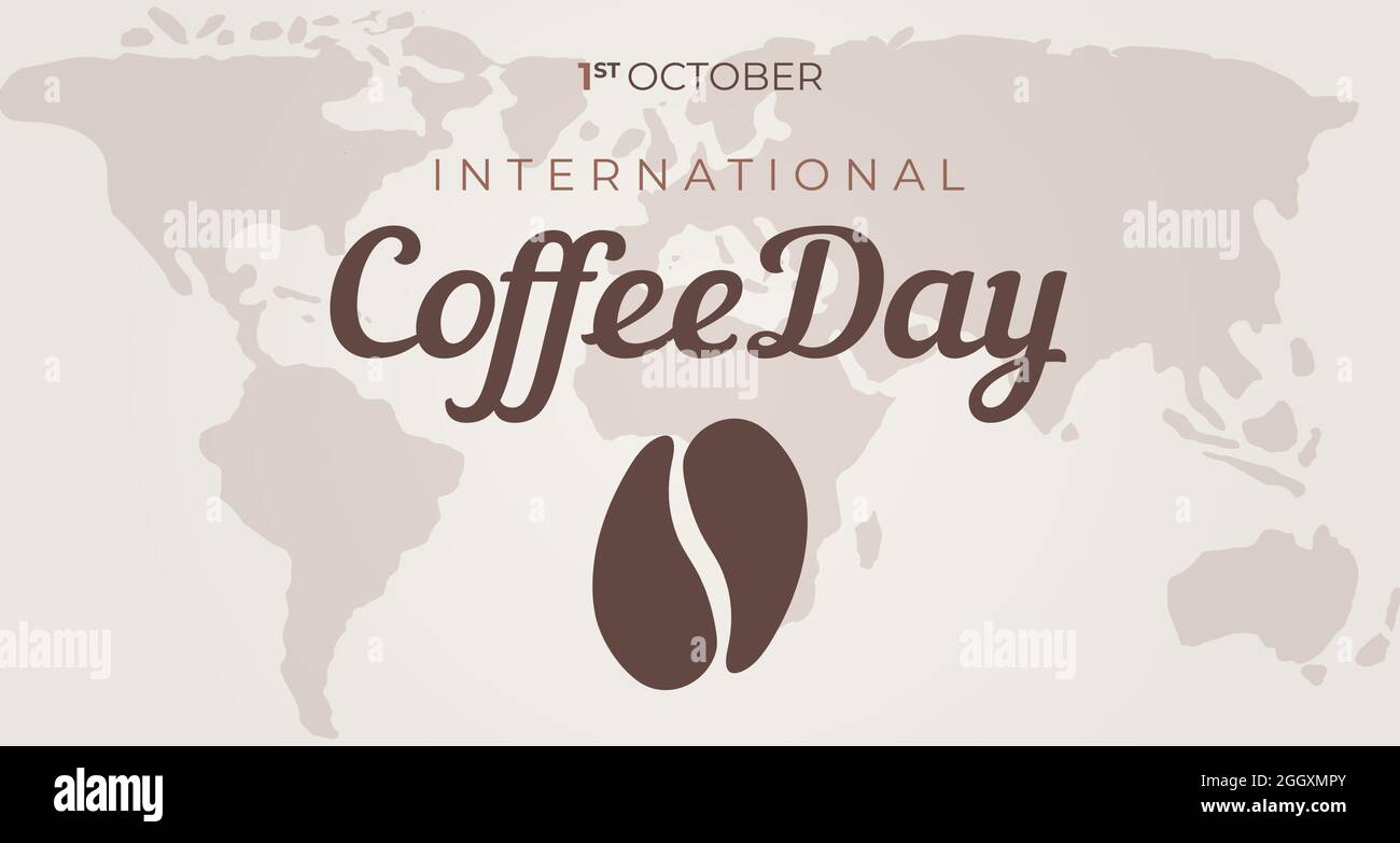International Coffee Day Background Illustration Stock Vector Image ...