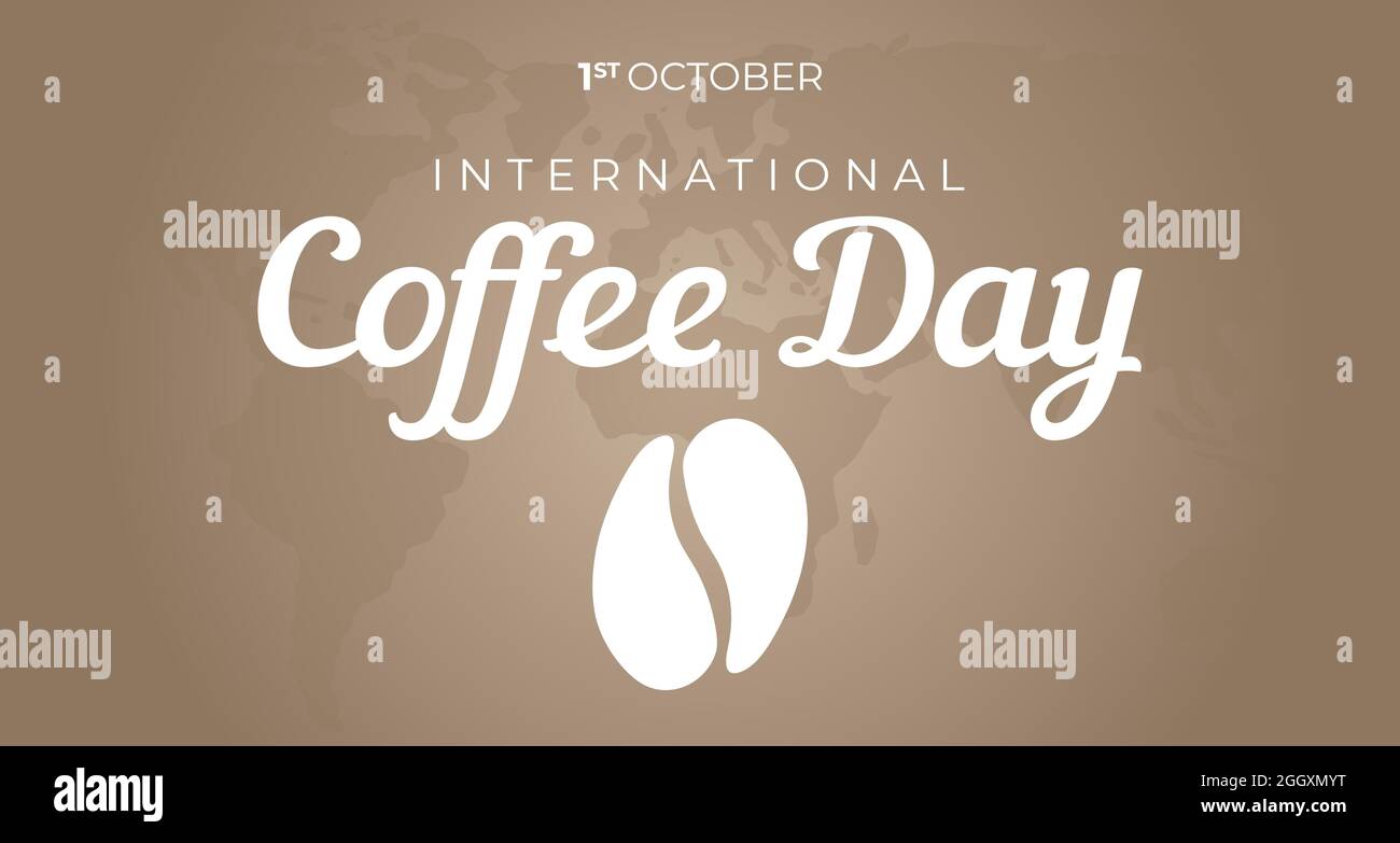 International Coffee Day Background Illustration Stock Vector Image ...