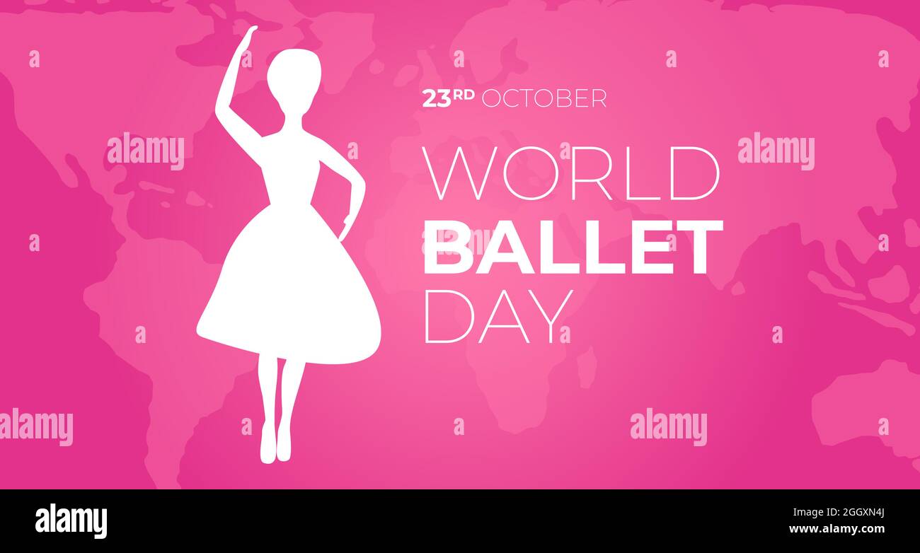 World Ballet Day Background Illustration Stock Vector Image & Art - Alamy
