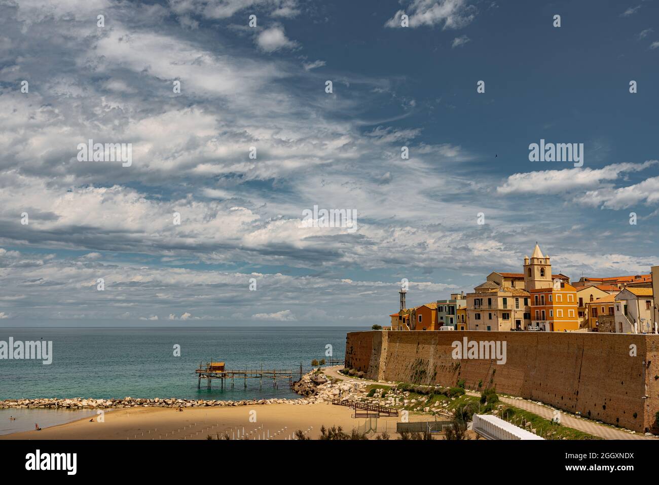 Termoli. Glimpses of the old town. Termoli is an Italian town of 32 953 ...