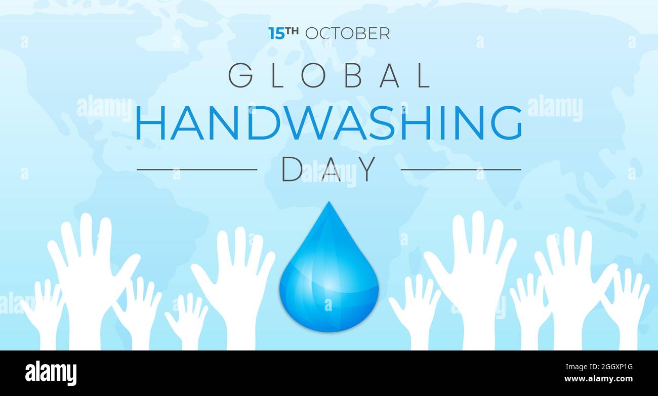 Global Handwashing Day Background Banner Stock Vector Image And Art Alamy