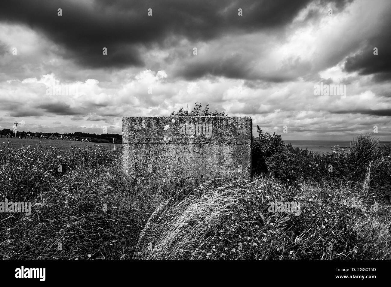 German WWII Blockhaus, Arromanche, Calvados, Normandy Region ...