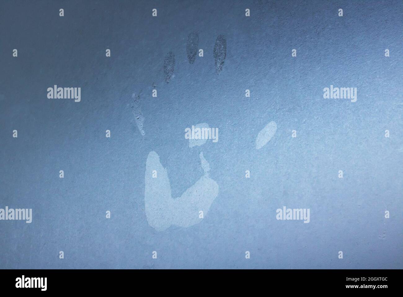 Wet handprint hi-res stock photography and images - Alamy