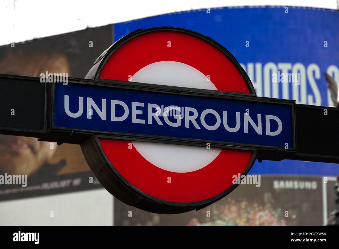 London Underground Sign, England, UK Stock Photo - Alamy