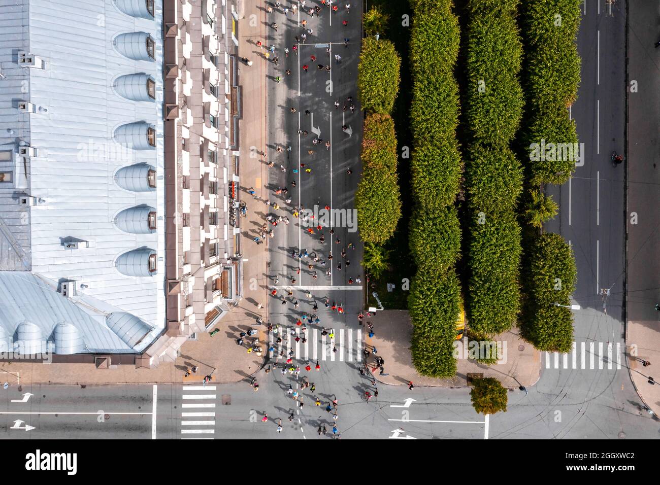 Marathon aerial hi-res stock photography and images - Alamy