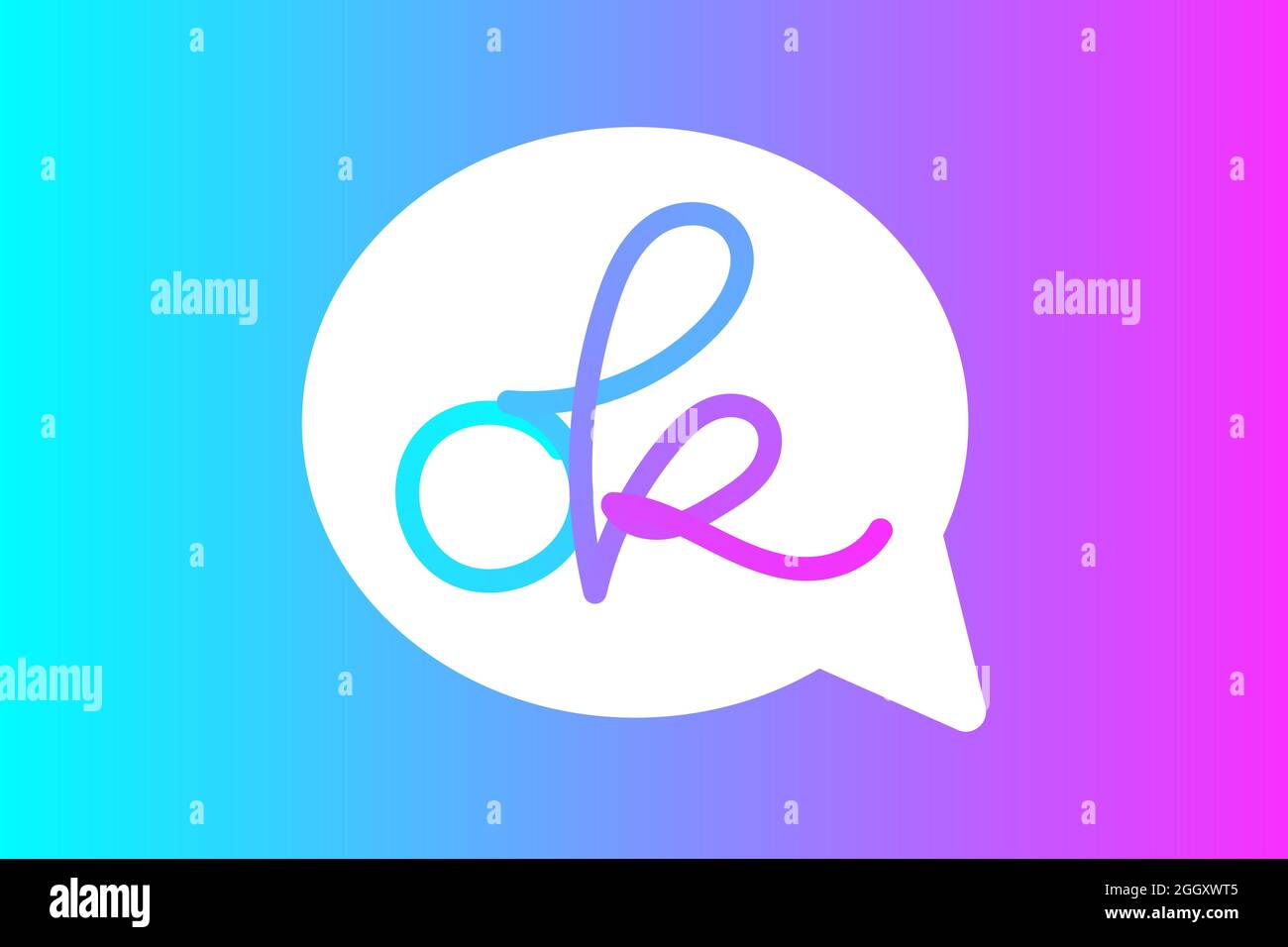 Ok Neon Speech Bubble Stock Vector Image & Art - Alamy