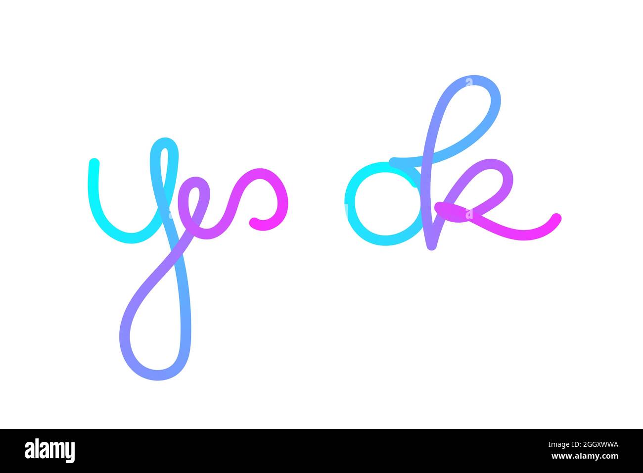 Sign lettering neon Cut Out Stock Images & Pictures - Alamy