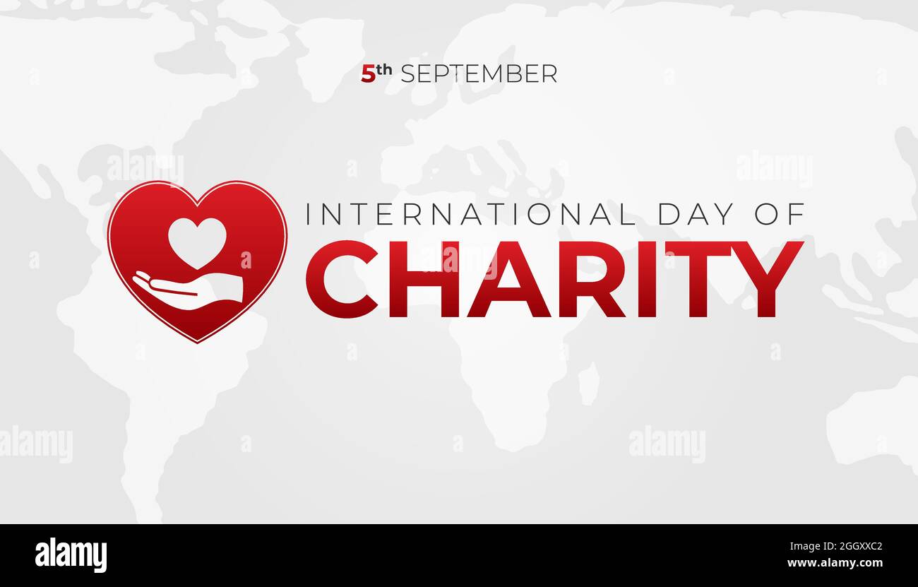 International Day of Charity Background Stock Vector Image & Art - Alamy