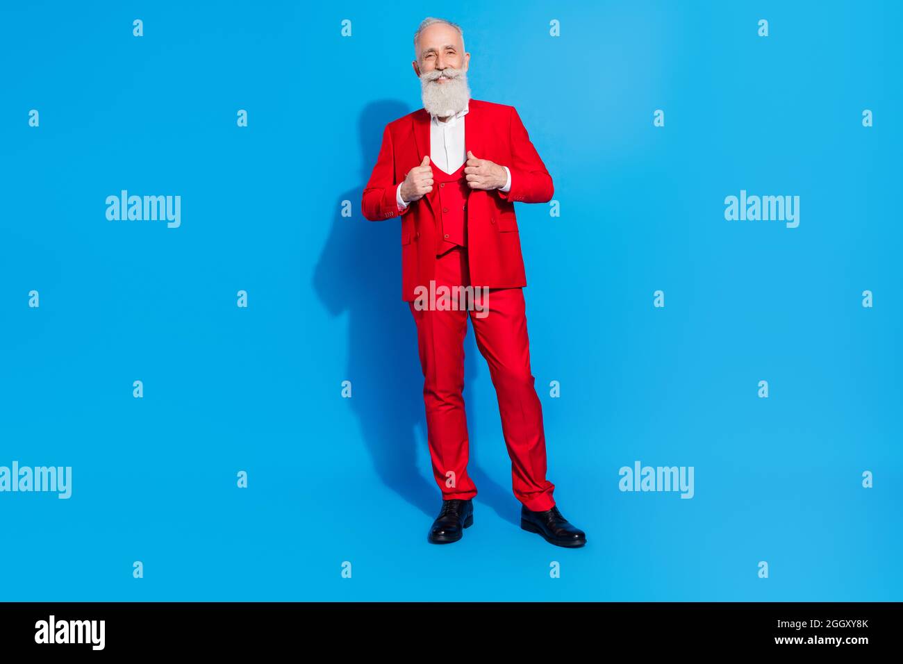Full size photo of aged business man happy positive smile millionaire ...