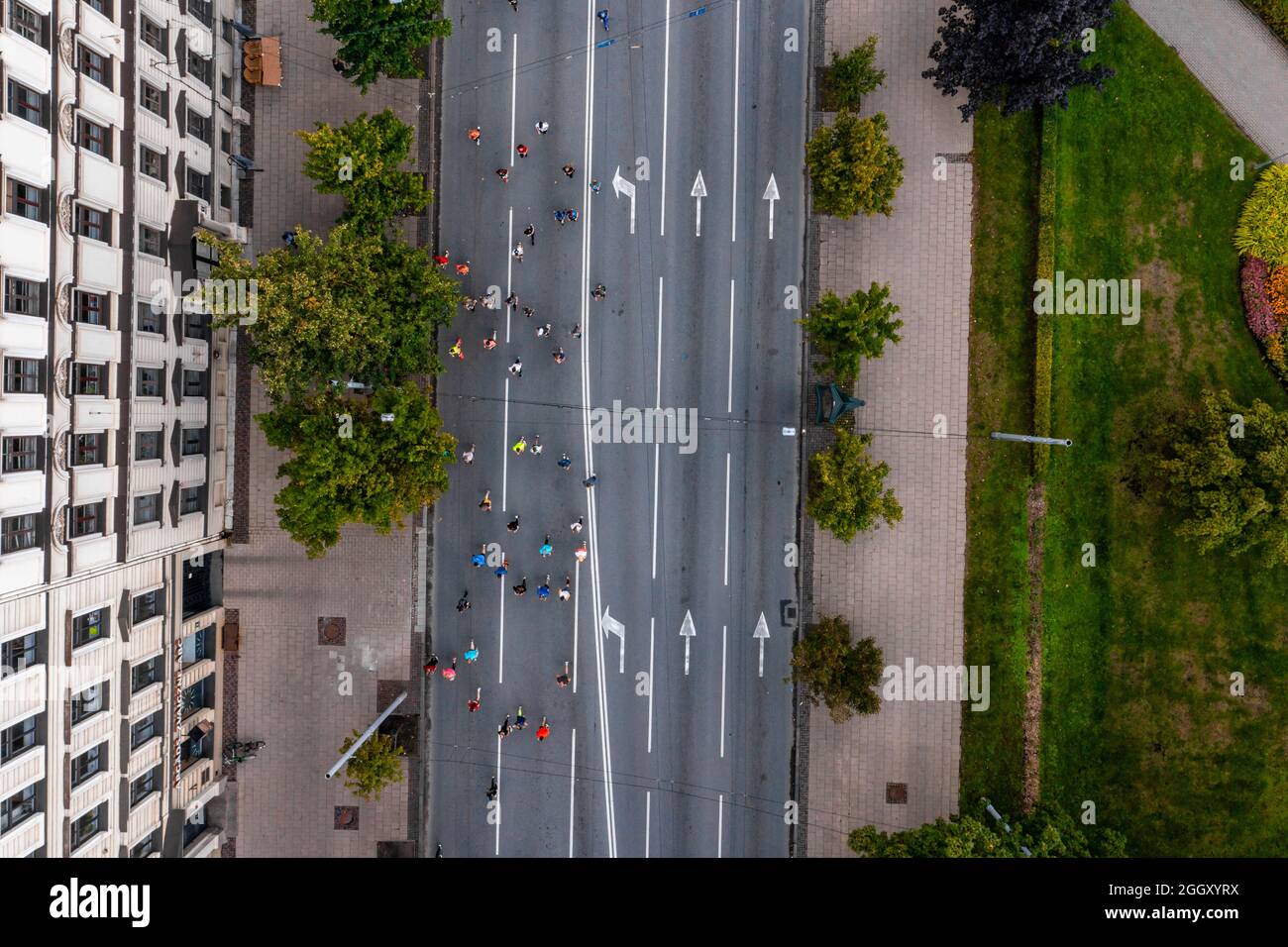 Marathon aerial view hi-res stock photography and images - Alamy