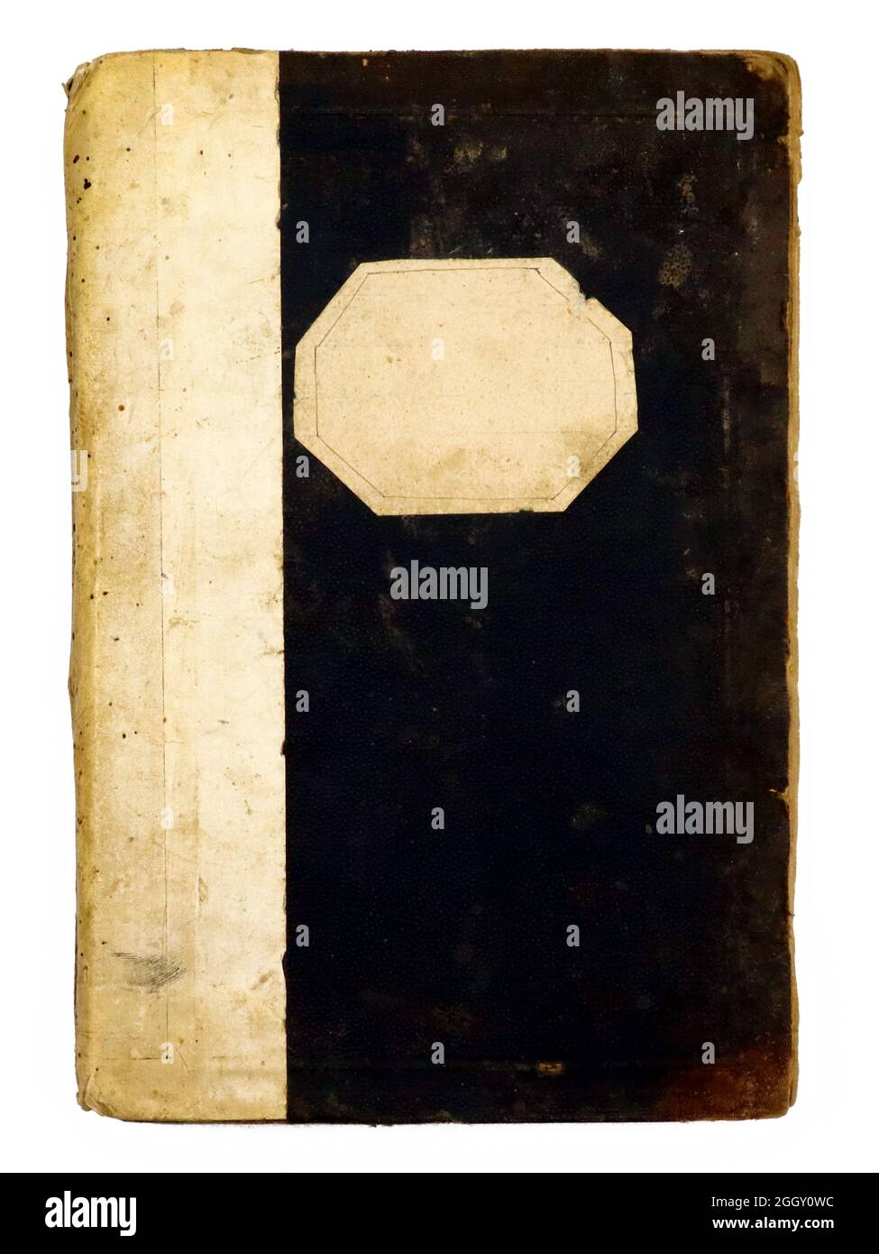 Vintage Diary Cover on white background Stock Photo - Alamy