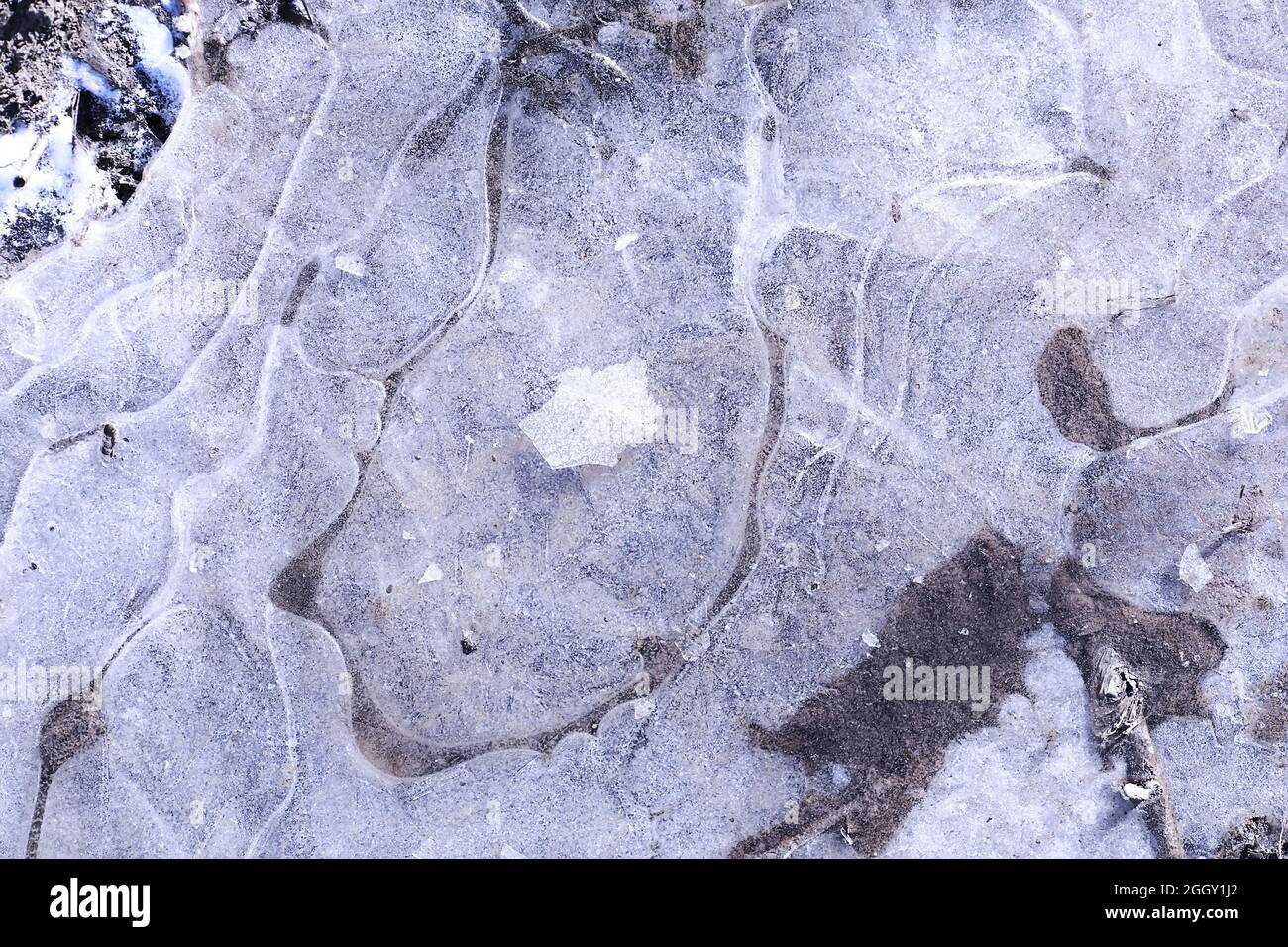 Crashed blue ice concrete surface background texture. Crashed ice ...