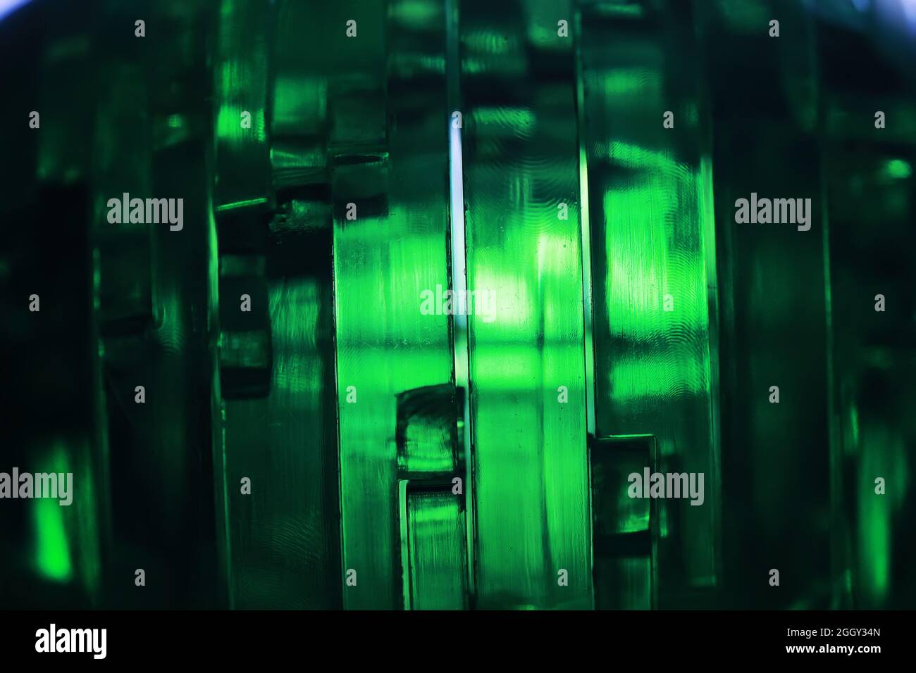 The concept design, abstract green geometric background, architectural ...