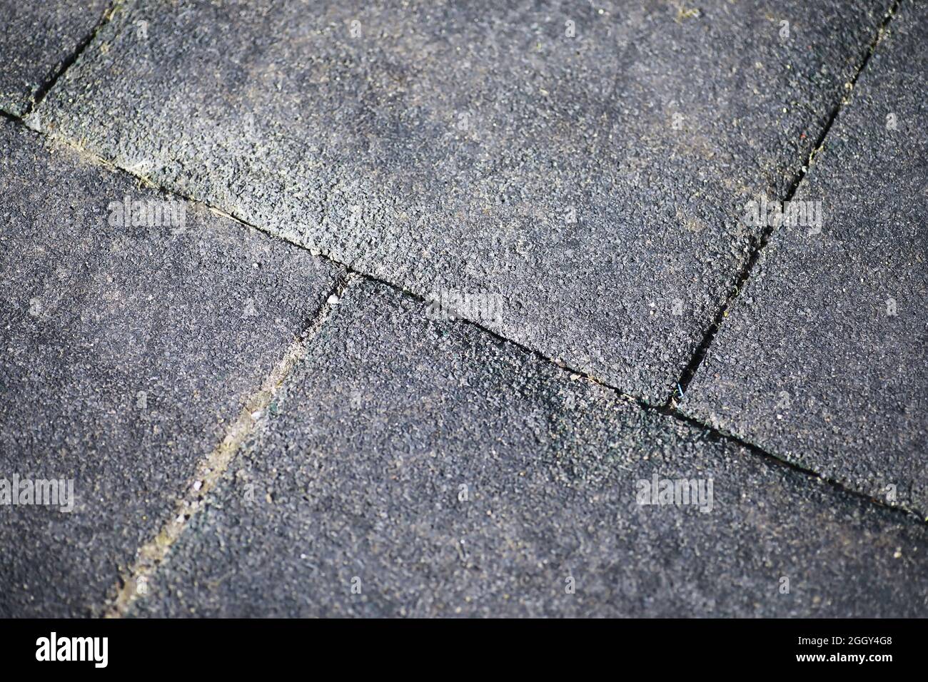 Grey paving stone, pedestrian walkway, pavement close up, the texture ...
