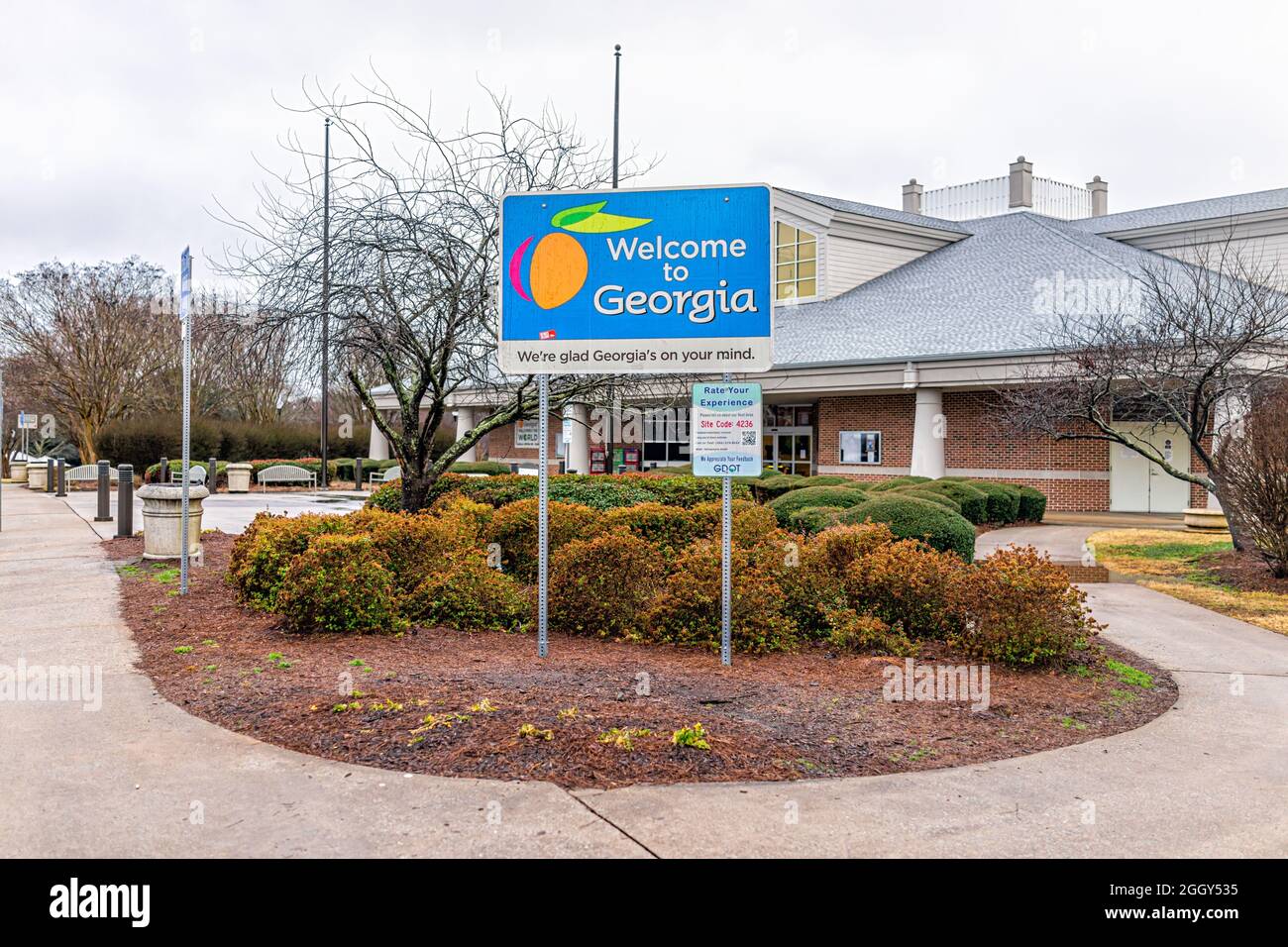Georgia welcome sign hi-res stock photography and images - Alamy