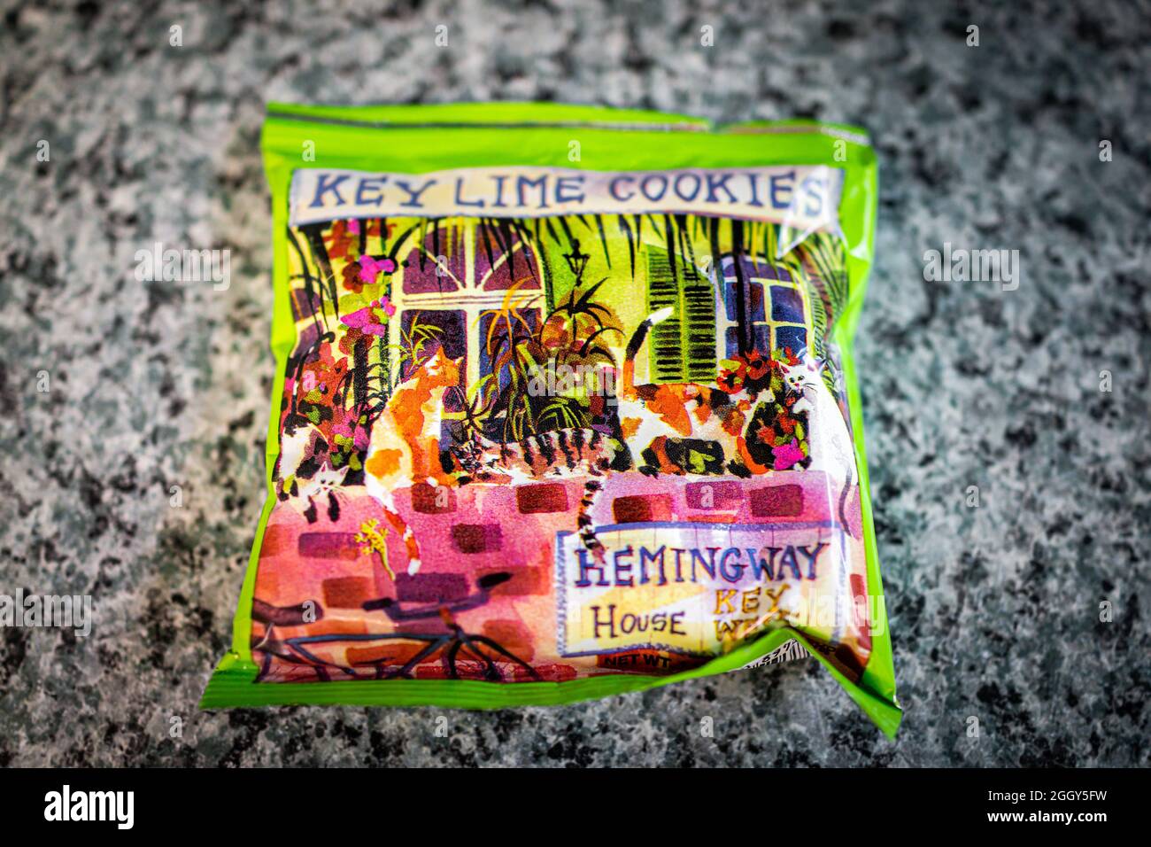 Key West, USA - January 25, 2021: Macro closeup of one individual ...