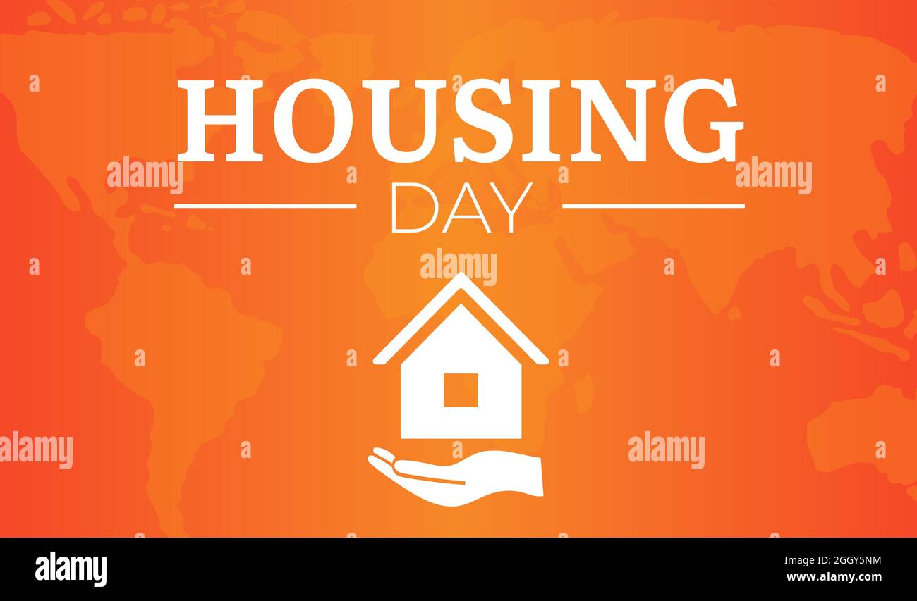 Housing Day Background Illustration Stock Vector Image & Art - Alamy
