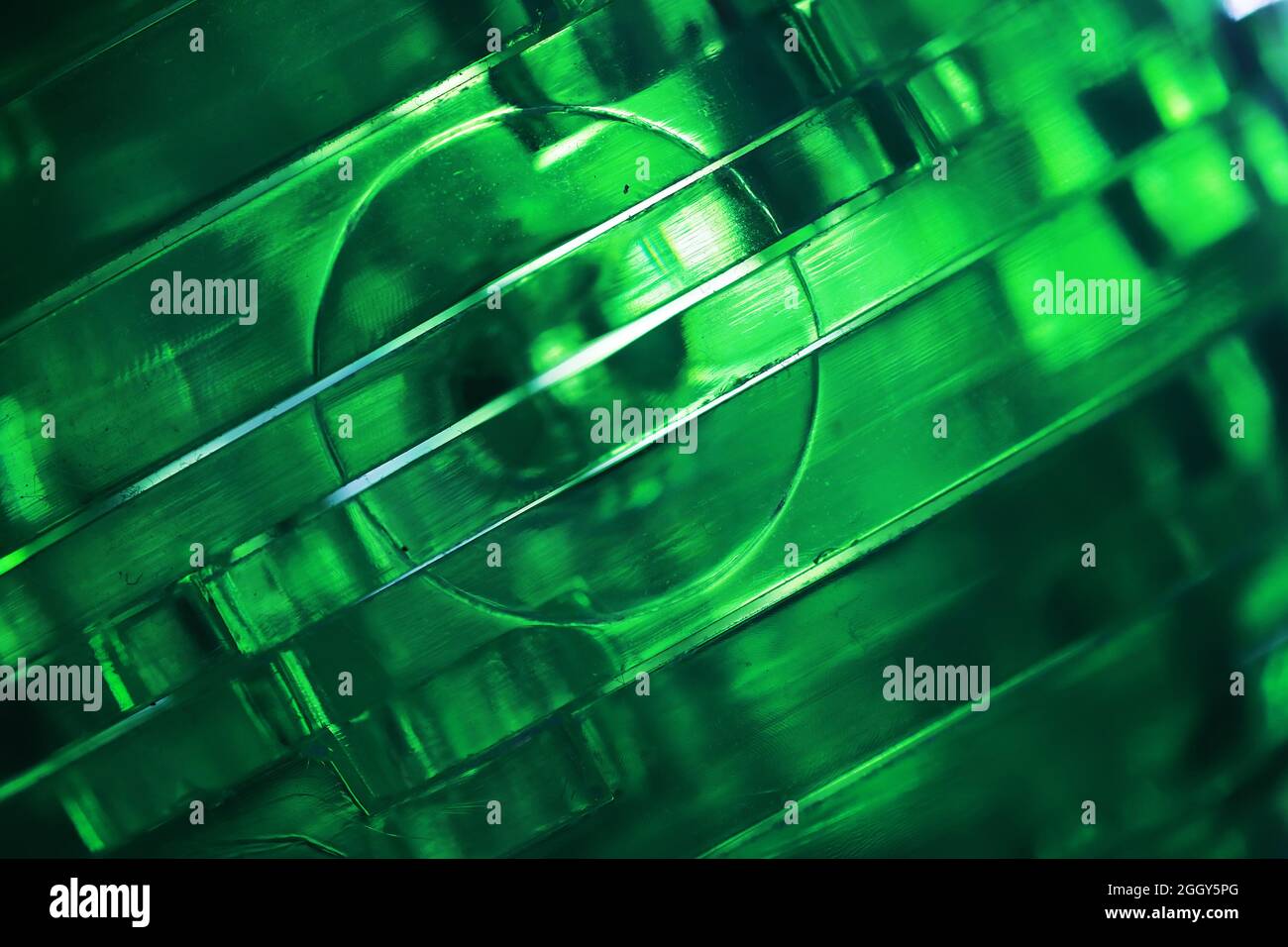 The concept design, abstract green geometric background, architectural ...