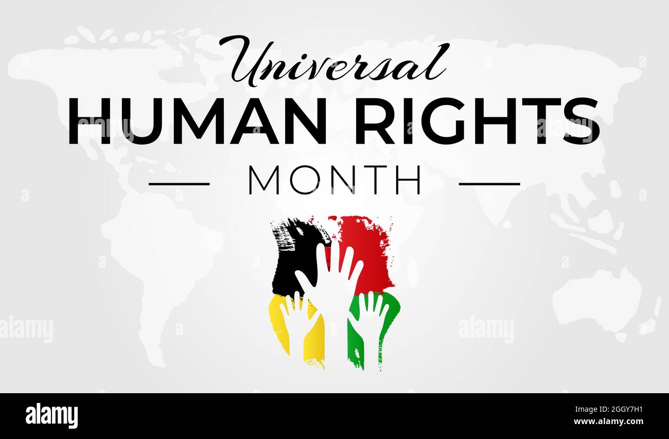 Colorful hands human rights Stock Vector Images - Alamy