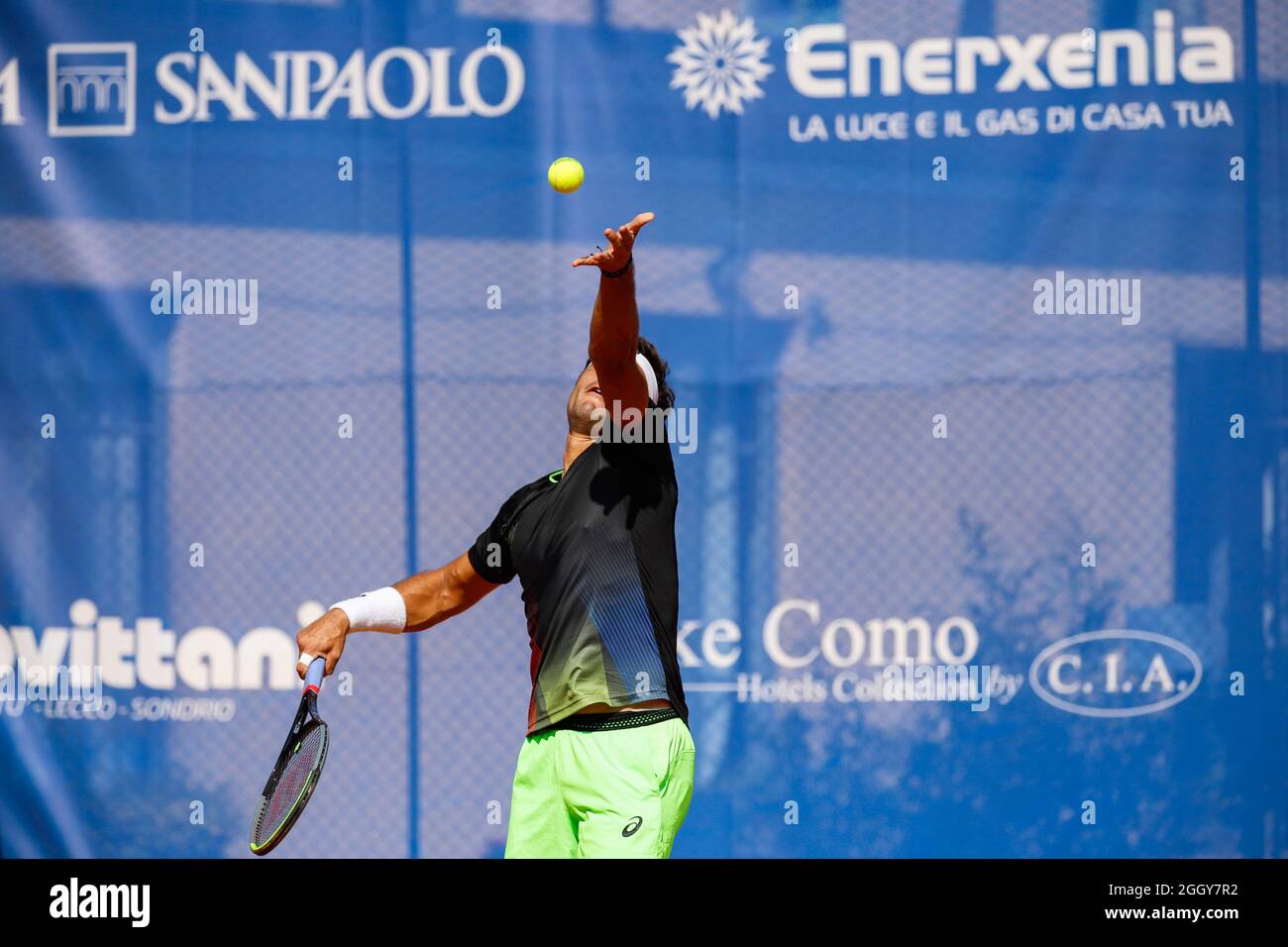Como, Italy. 03rd Sep, 2021. Tennis Como, Como, Italy, September 03, 2021, Gian Marco Moroni ...