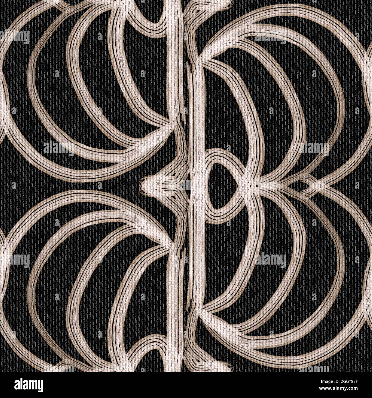 Seamless tan neutral colored denim pattern design for print Stock Photo ...