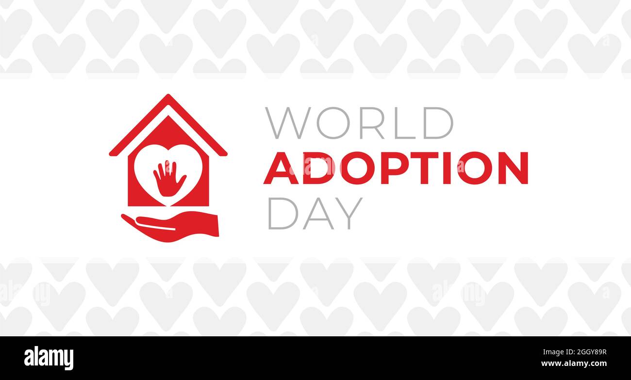 Light World Adoption Day Background Illustration Stock Vector Image ...