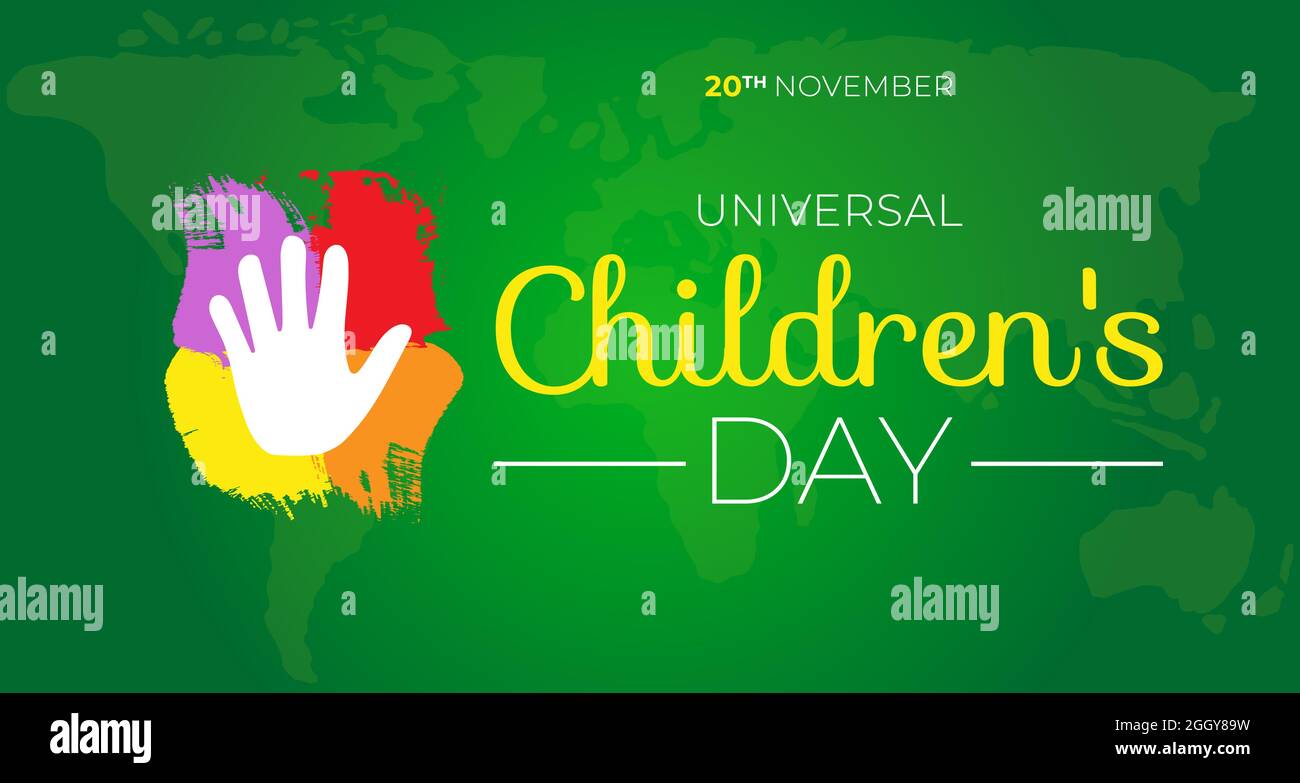 Universal Children's Day Background Illustration Stock Vector Image ...