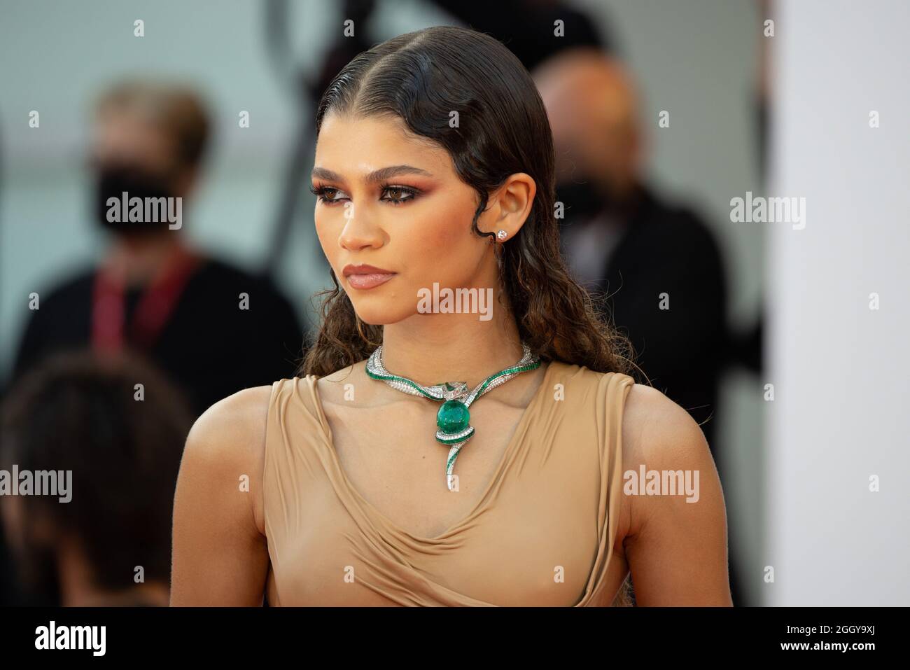 Venice, Italy. 03rd Sep, 2021. Zendaya attends the red carpet of the ...