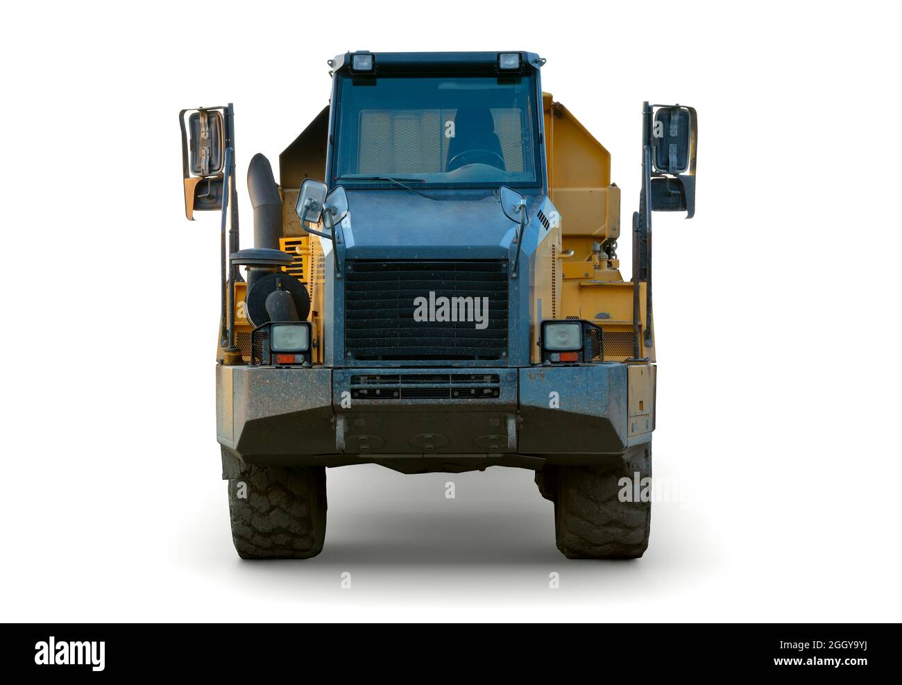Yellow tipper lorry hi-res stock photography and images - Alamy