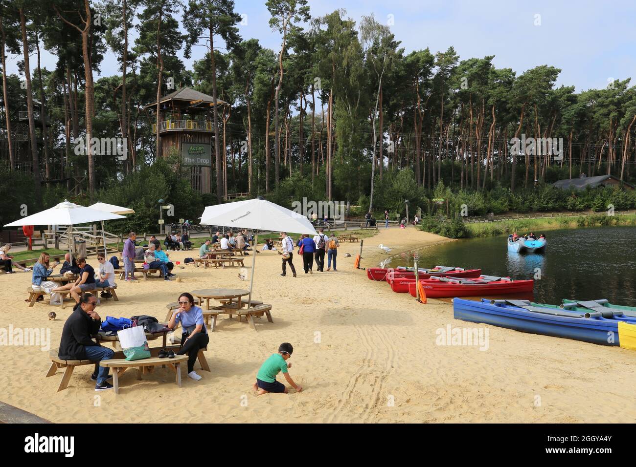 Beach and Action Challenge, Waterfront, Center Parcs Woburn Forest ...