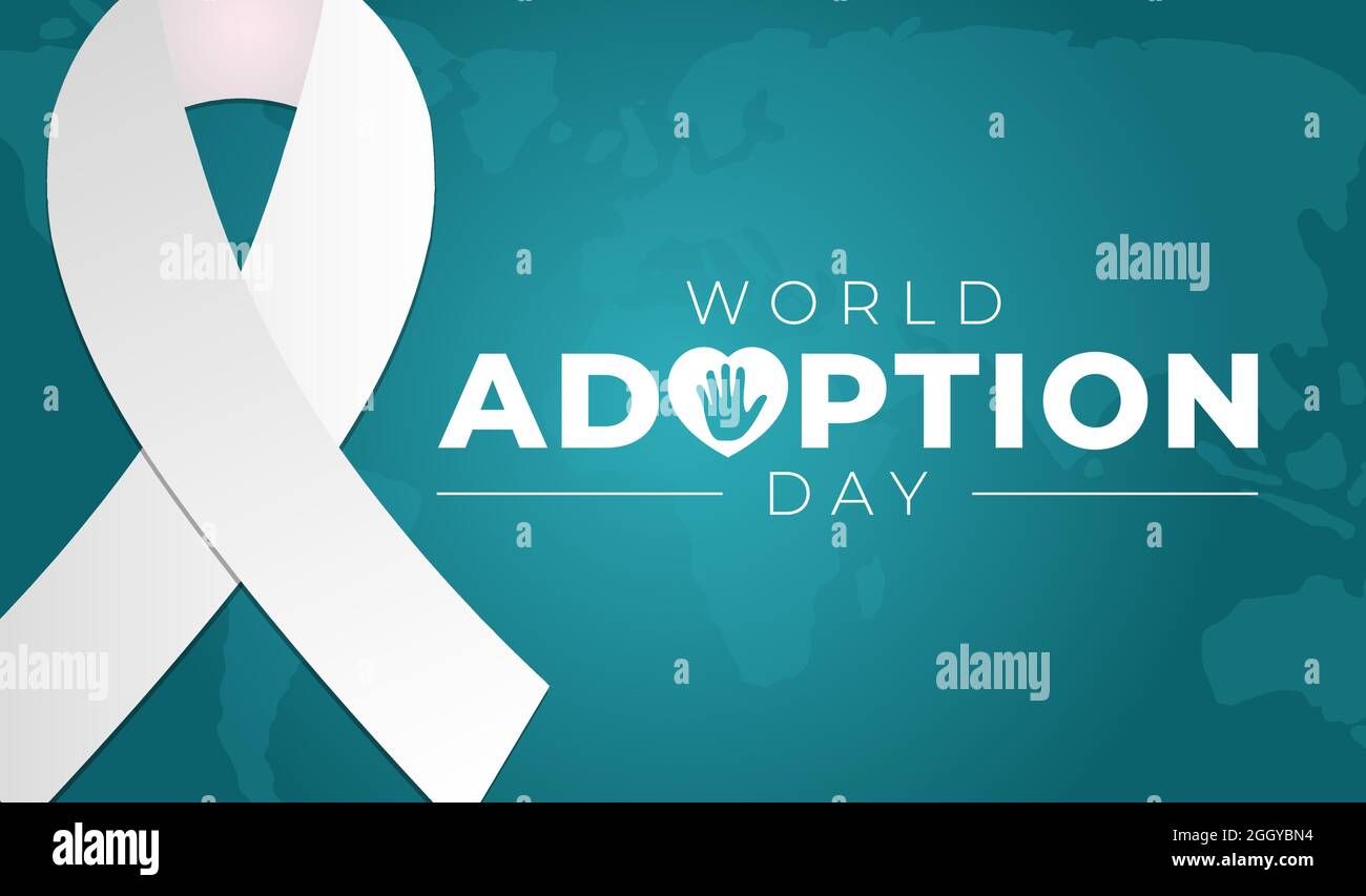National adoption day vector Stock Vector Images - Alamy