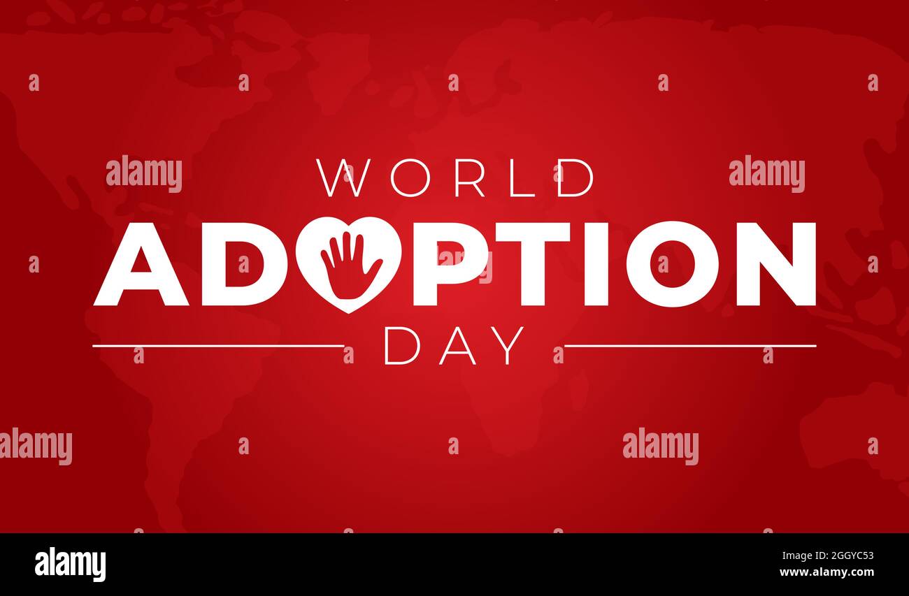 National adoption day vector Stock Vector Images - Alamy