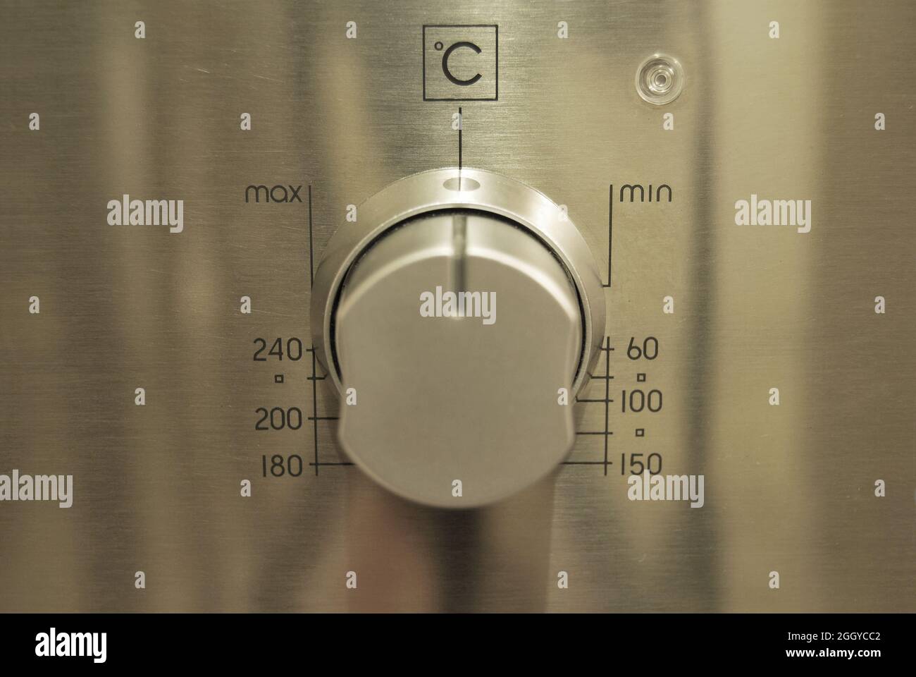 Modern kitchen has an oven and the control panel, oven control panel ...