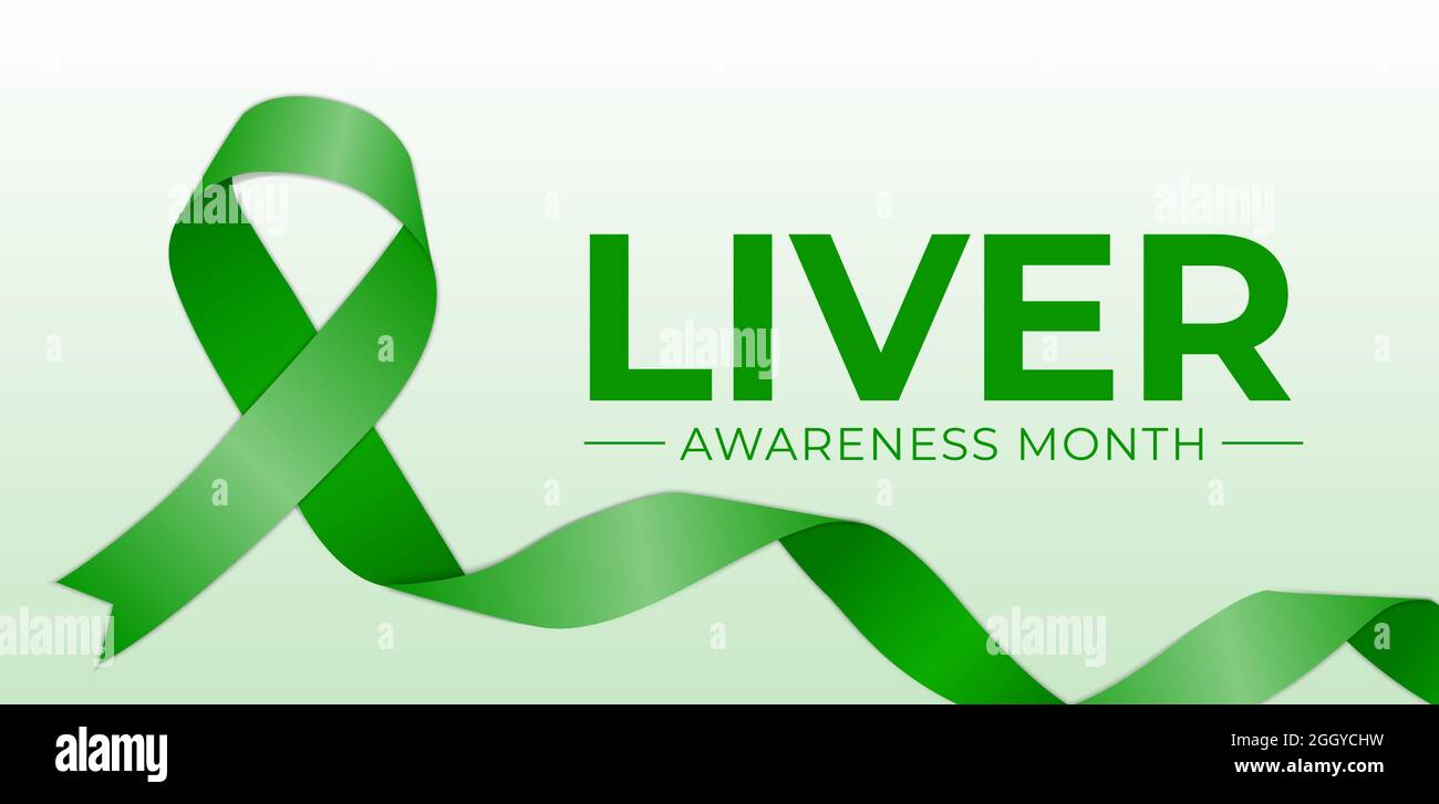 Modern Liver Awareness Month Background Illustration Stock Vector Image ...