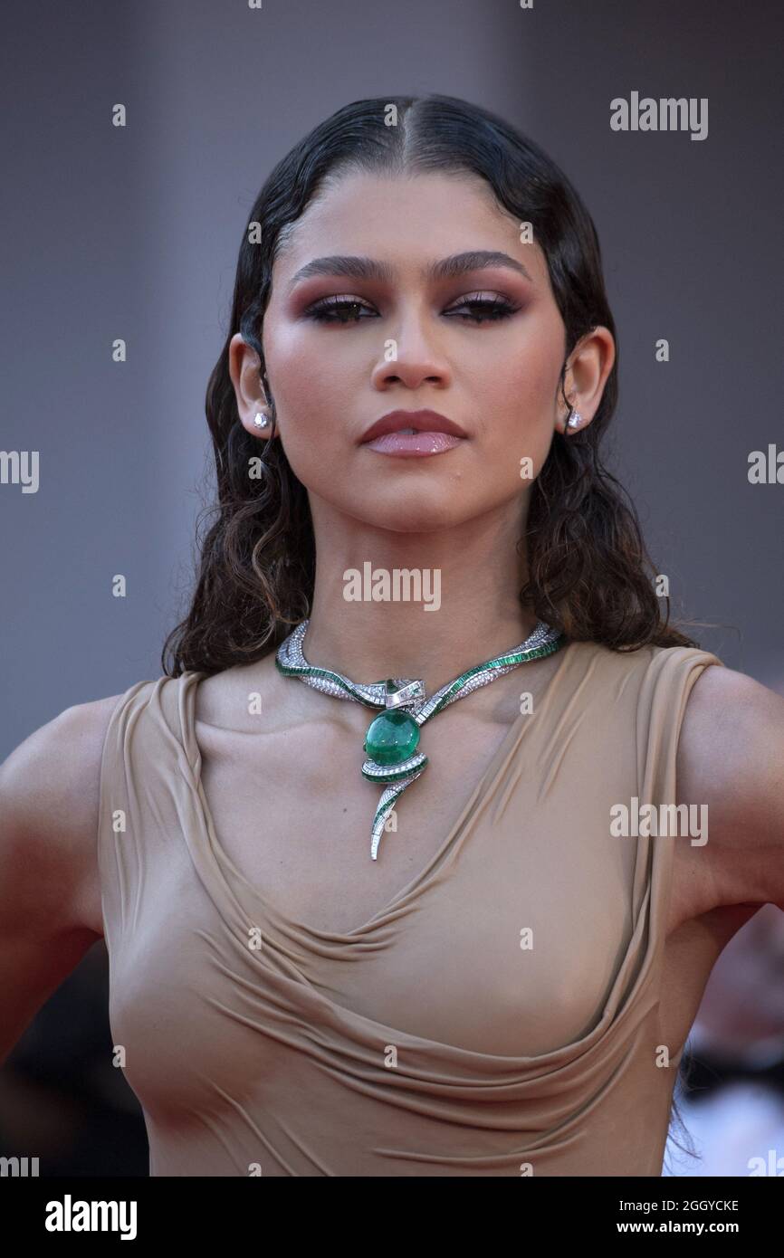 Venice, Italy. 03rd Sep, 2021. Zendaya attending the Dune Premiere as ...