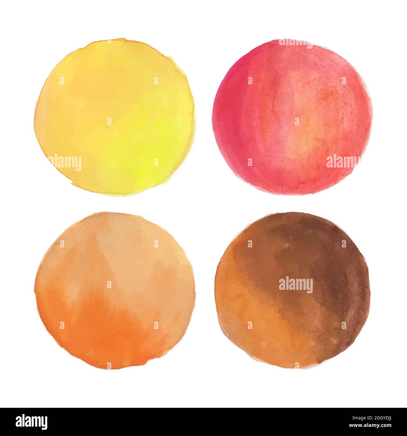 Autumn colors collection Stock Vector Images - Alamy