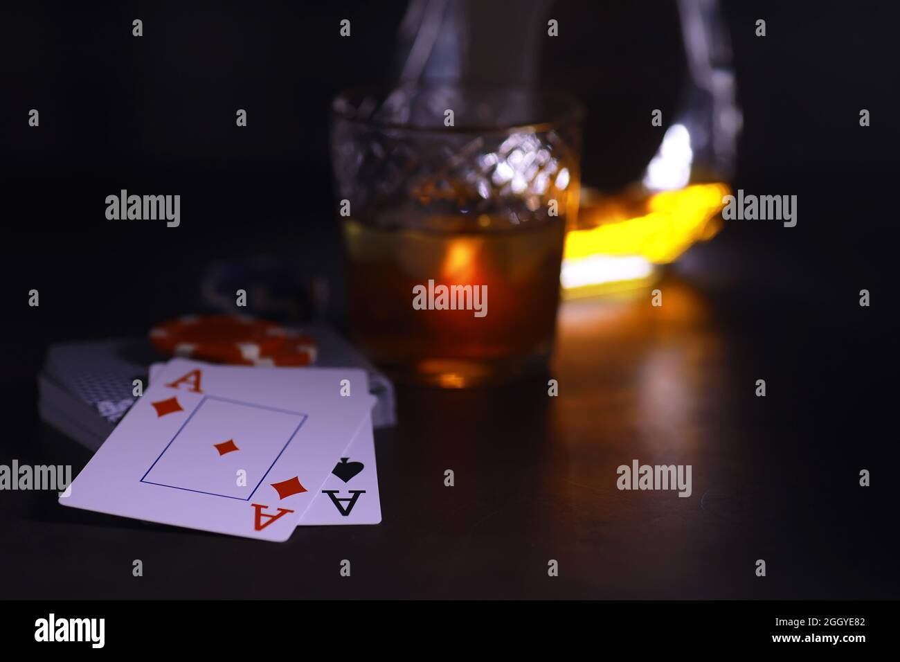 Gambling Card games for money. Texas Hold'em Poker. Cards in hand ...