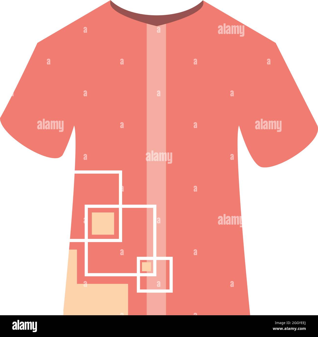Corporate uniform shirt Stock Vector Images - Alamy
