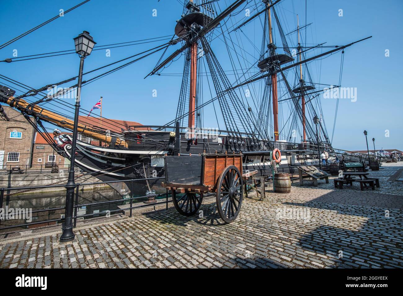 This is the 3 masted tall-ship of the British Royal Navy Frigate ...